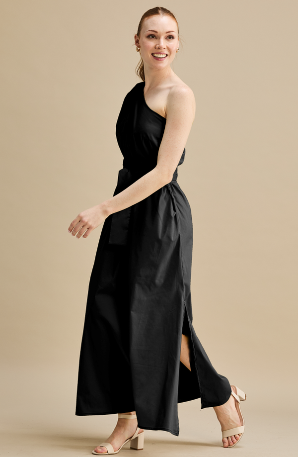 Cleo Cotton Dress Summer Mareth Colleen Black– MARETHCOLLEEN