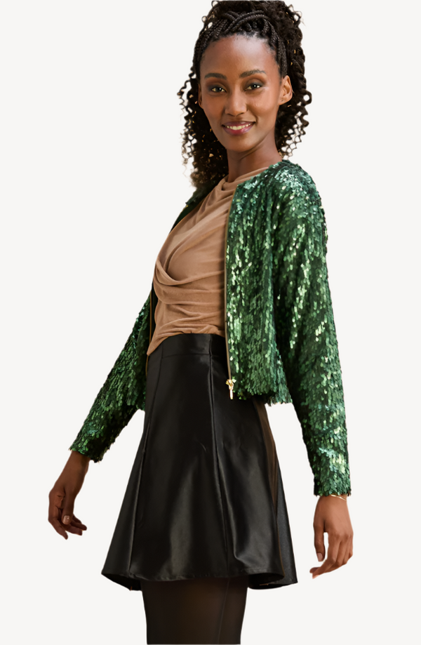 Sequins Jacket Winter South Africa Green– MARETHCOLLEEN