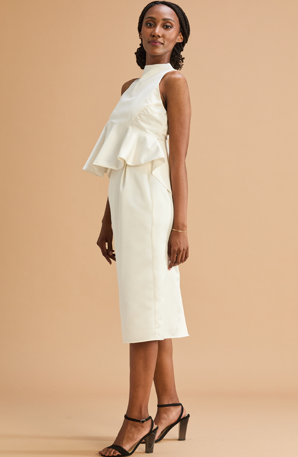 White Noire Set Skirt Top Dutches Satin– MARETHCOLLEEN